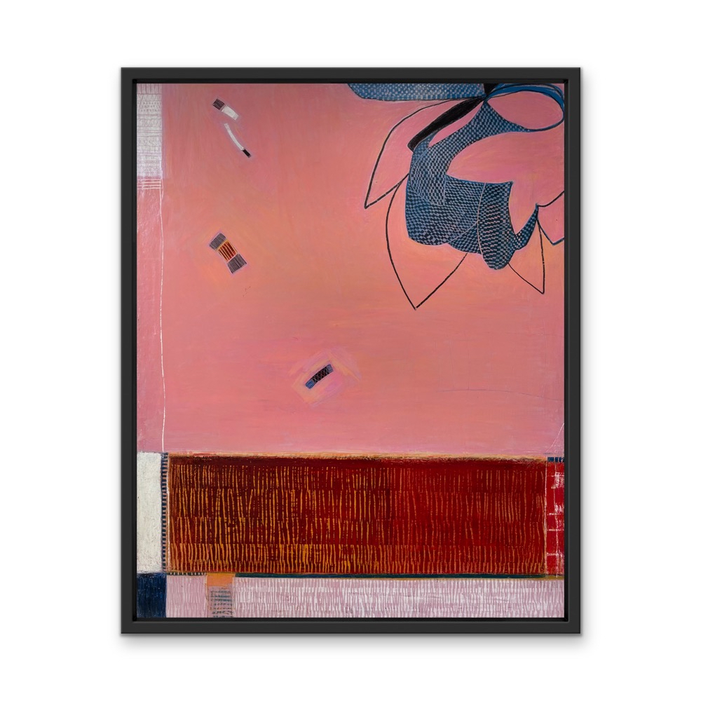 Falling While Laughing hanging framed